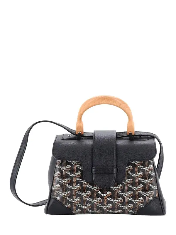 Goyard Saigon Top Handle Mini Bag - Black