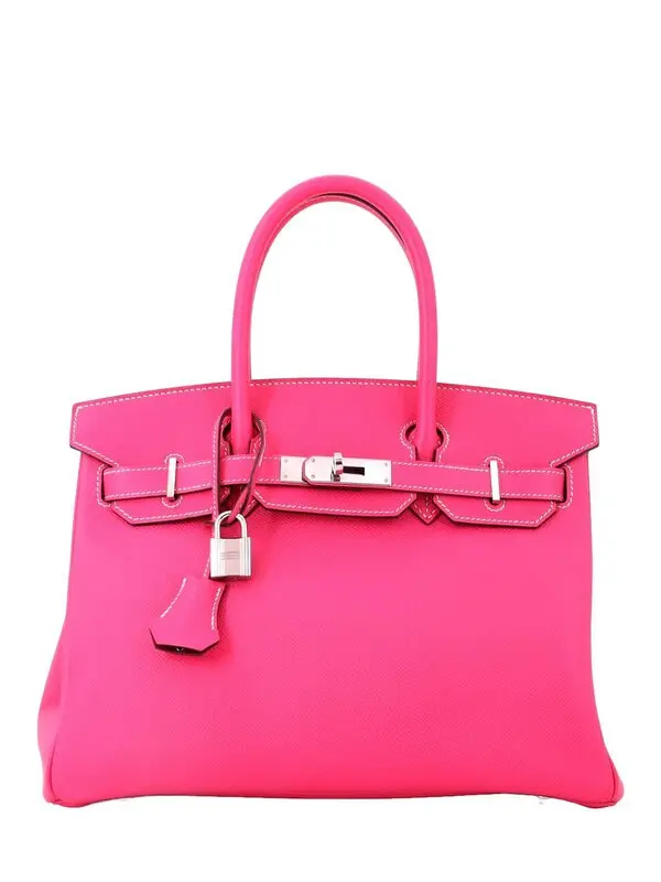 Hermès Birkin Bag Epsom 30 - Candy-  Rose Tyrien/rubis