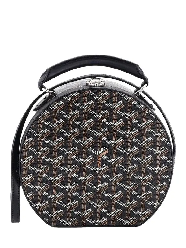GOYARD Alto Hatbox Bag Coated Canvas - Black