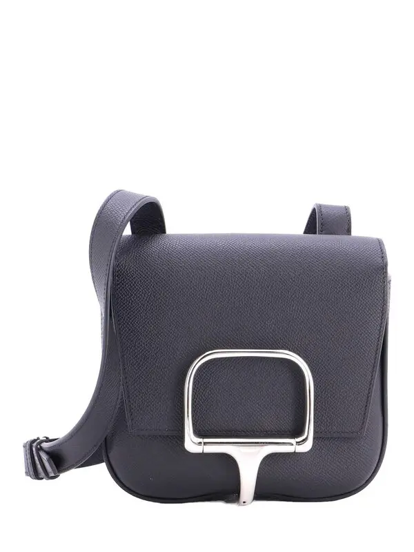 Hermès Della Cavalleria Epsom Mini Shoulder Bag - Noir