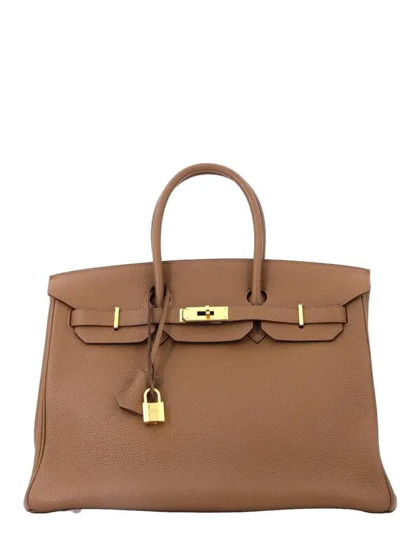 Hermès Birkin Handbag Brown Togo 35 - Alezan