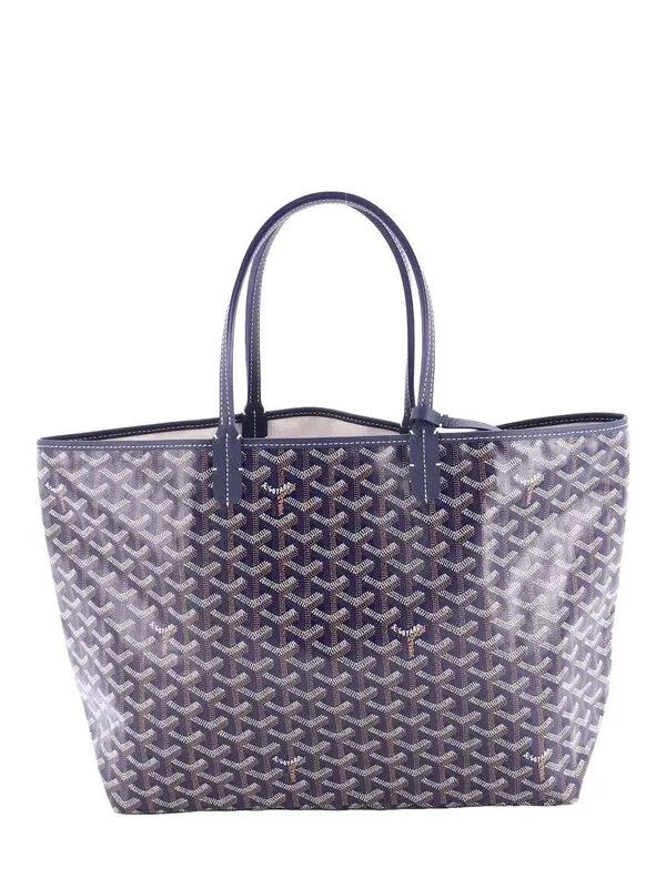 Goyard Saint Louis Pm Tote Coated Canvas - Blue