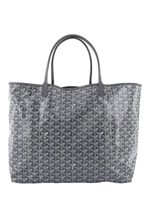 Goyard Saint Louis Gm Tote Coated Canvas - Gray