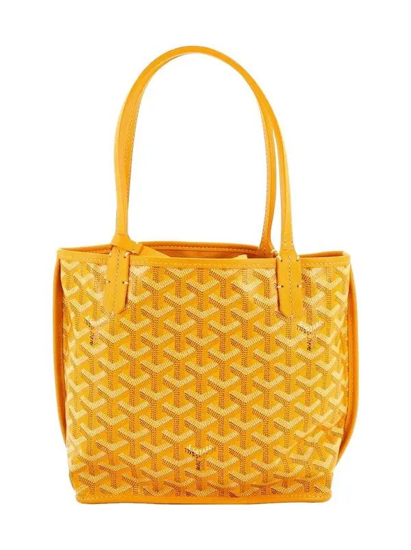 Goyard Anjou Reversible Tote Coated Canvas Mini - Orange