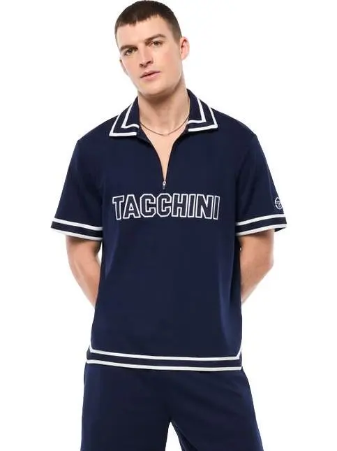 SERGIO TACCHINI Tito Short Sleeve Polo - Maritime Blue