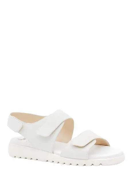AMALFI BY RANGONI Battigia Ankle Strap Sandal - White Long Beach