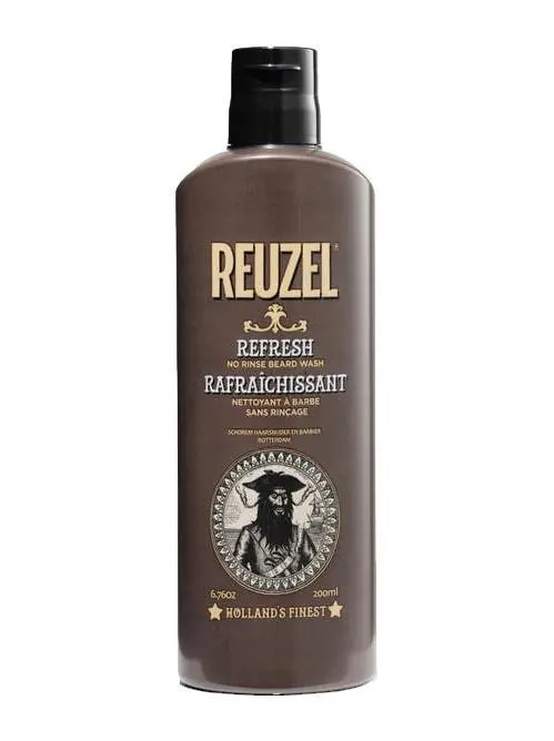 REUZEL Refresh No Rinse Beard Wash - None