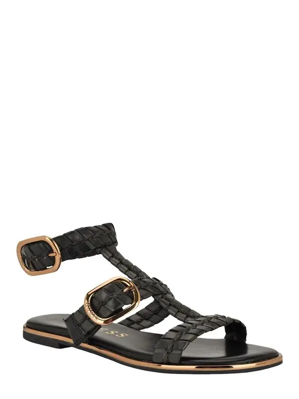 Guess Ankle Strap Sandal - Black