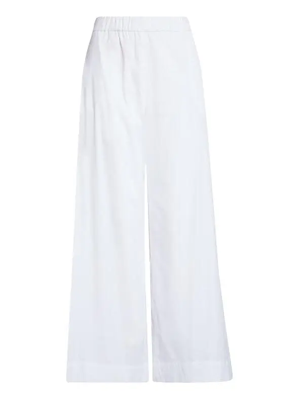 Max Mara Wide Leg Pull-on Pants - Optical White