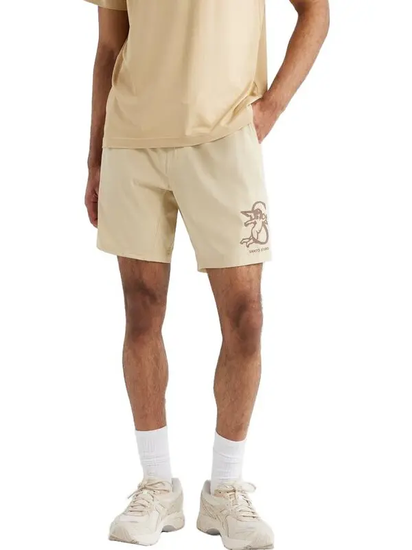 SANTO STUDIO Tempo Angel Tech Shorts - Calm Brown