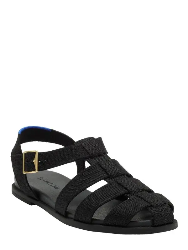Rothy's The Fisherman Sandal - Black