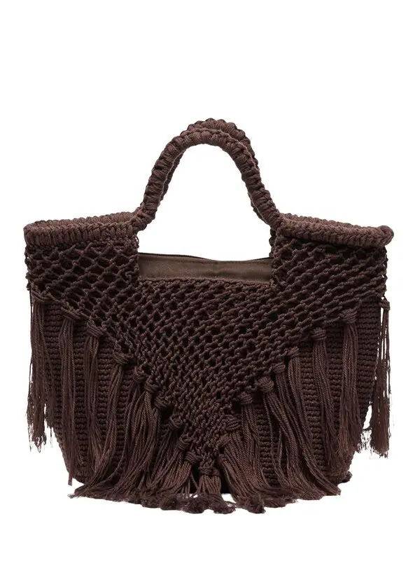 Dolce Vita Birch Crochet Handbag - Chocolate