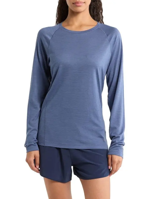 Smartwool Classic All Season Merino Wool Base Layer Long Sleeve T-shirt - Nightfall Blue