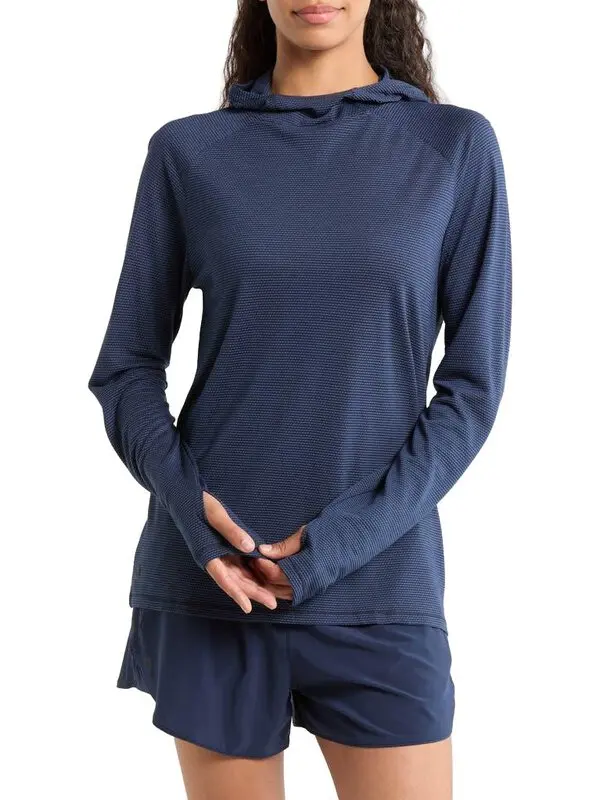 Smartwool Active Mesh Hoodie - Nightfall Deep Navy