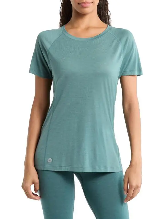 Smartwool Active Ultralite Crewneck T-shirt - Dusty Teal