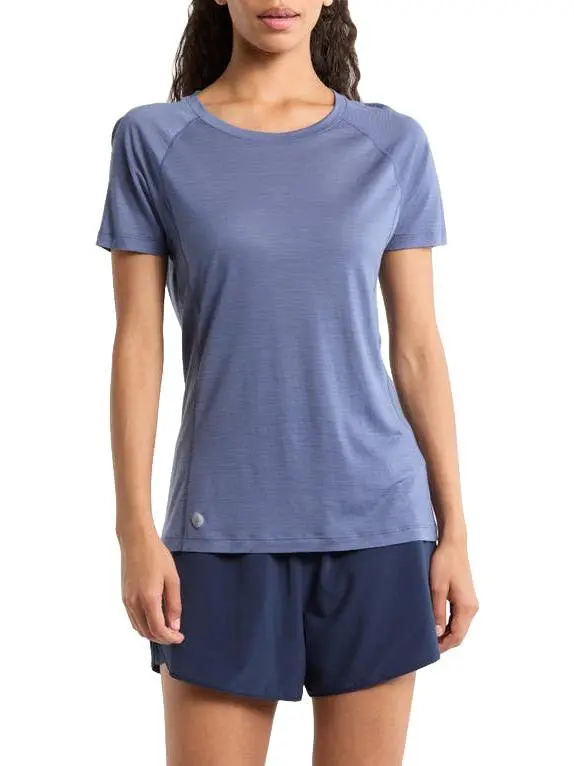 Smartwool Active Ultralite Crewneck T-shirt - Nightfall Blue