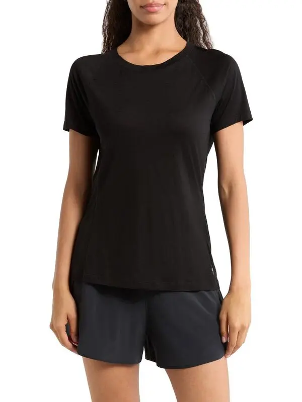 Smartwool Active Ultralite Crewneck T-shirt - Black