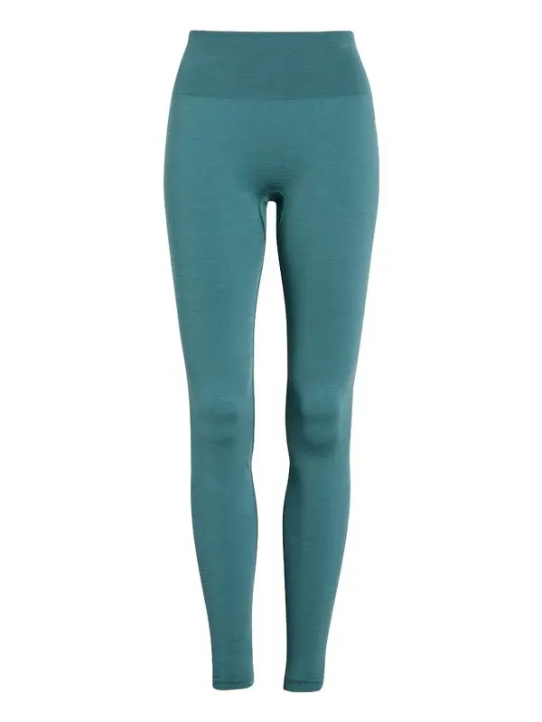 Smartwool Intraknit Merino Wool Blend Base Layer Leggings - Dusty Teal