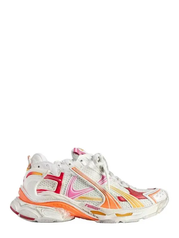 Balenciaga Runner Lace-up Sneakers - White