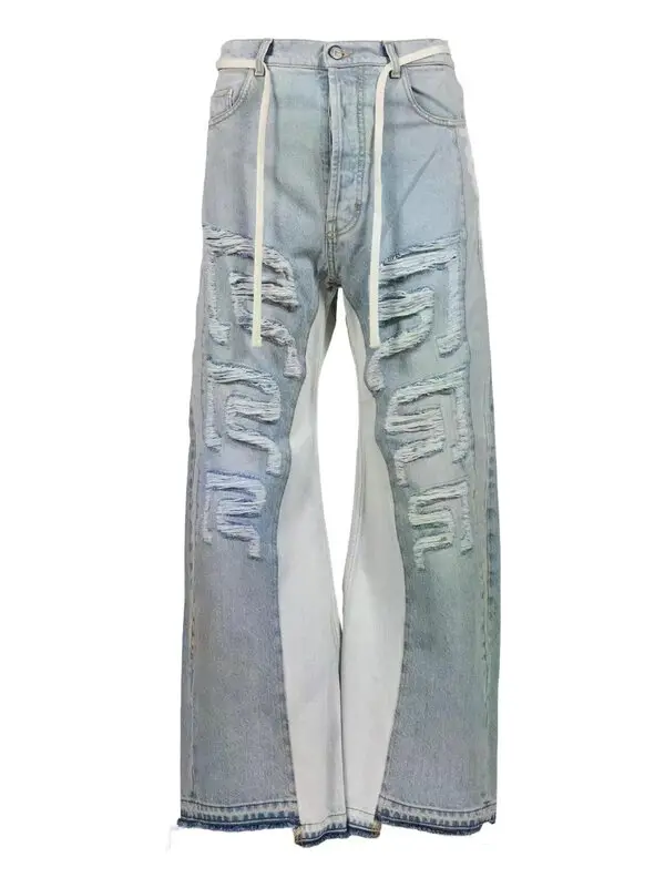RRR123 Distressed Jeans - Blue