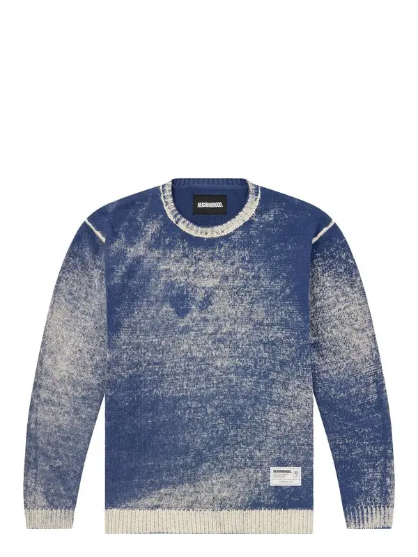 NEIGHBORHOOD Cotton Knit Sweater - Blue