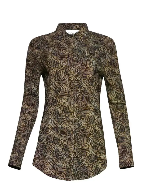 Tove Elvin Zebra-print Shirt - Neutrals