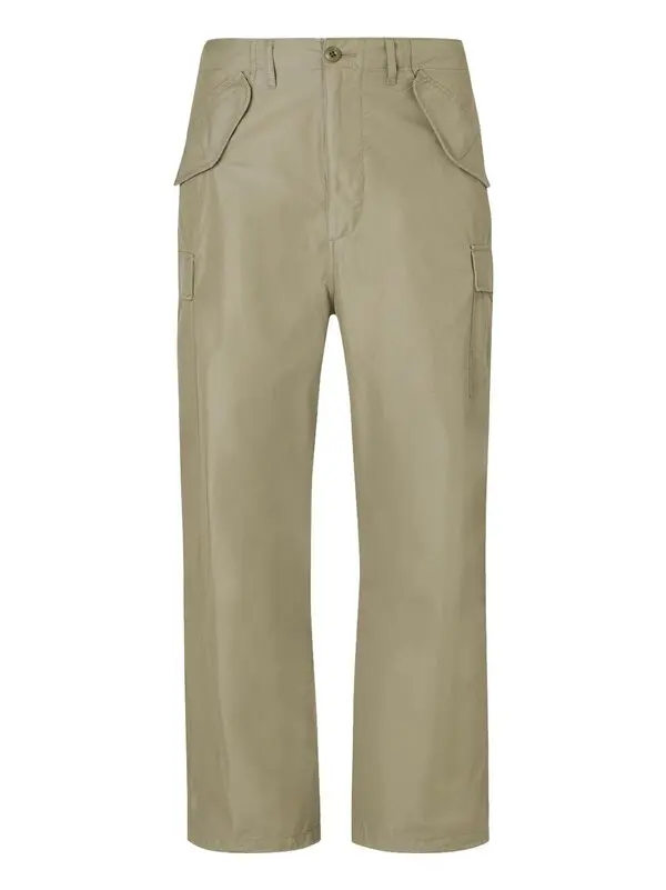 BEAMS Shell Cargo Trousers - Green