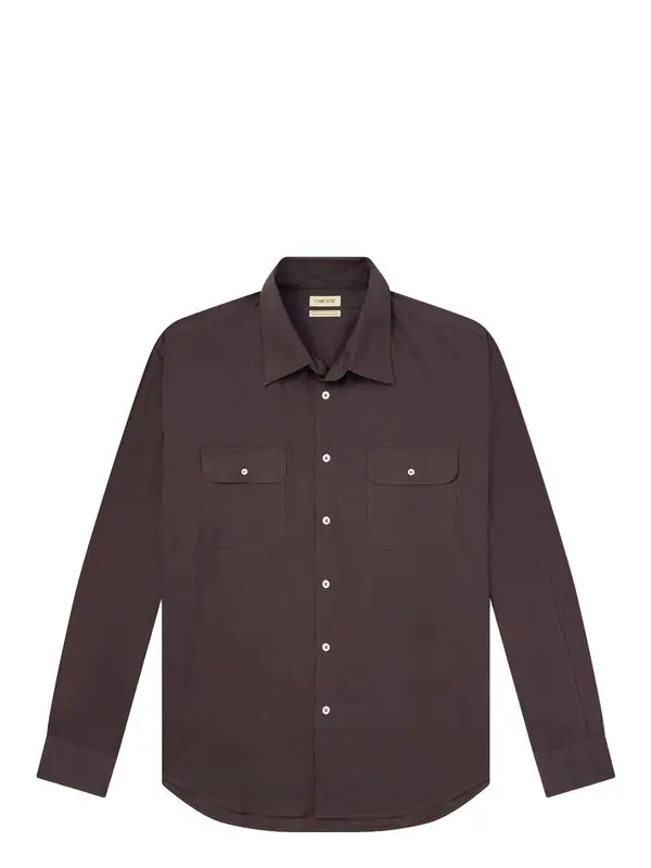 De Bonne Facture Artist Cotton Shirt - Brown