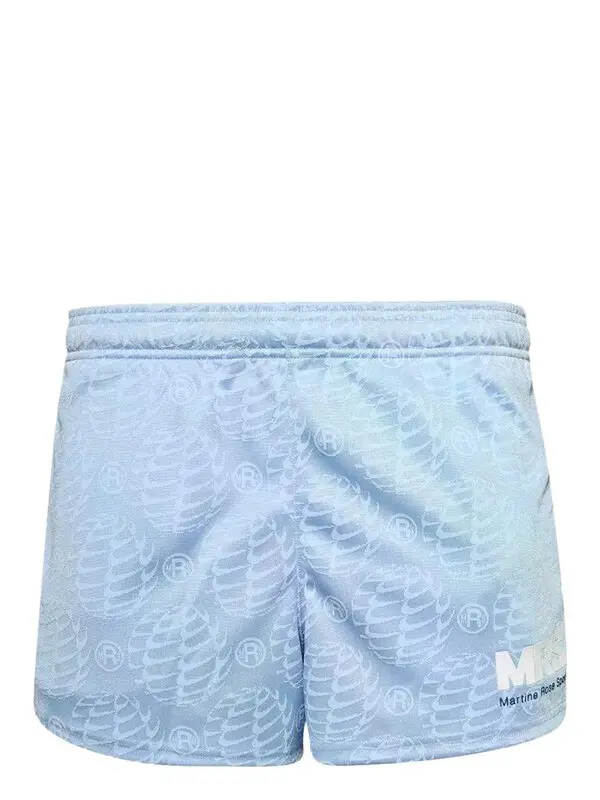 Nike X Martine Rose Patterned Shorts - Blue