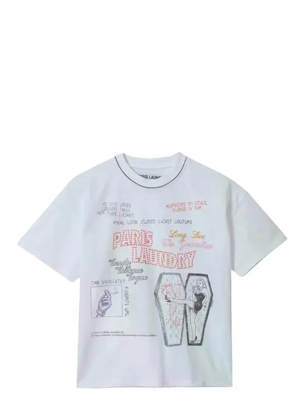 PARIS LAUNDRY Godmother T-shirt - White
