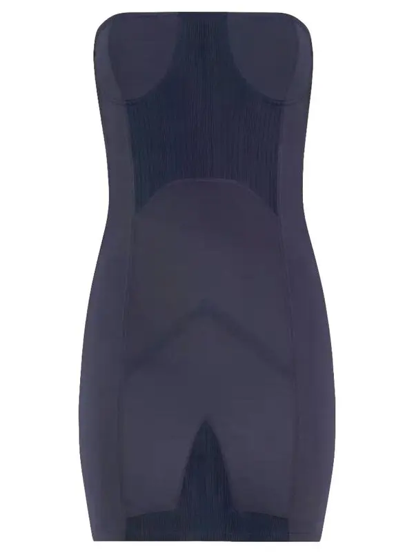 JEAN PAUL GAULTIER Strapless Mini Dress - Blue