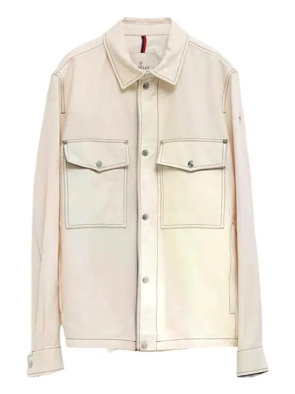 Moncler Watagua Contrast-stitch Jacket - Neutrals