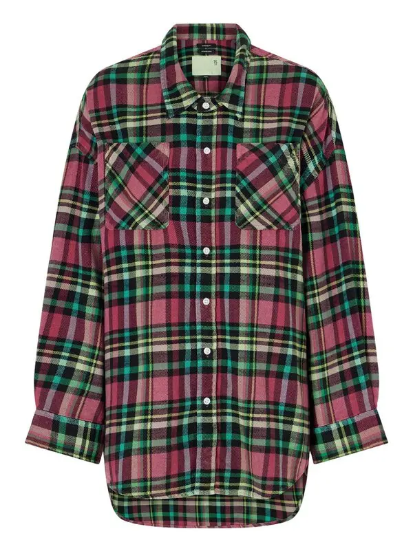 R13 Plaid Cotton-flannel Shirt - Multi
