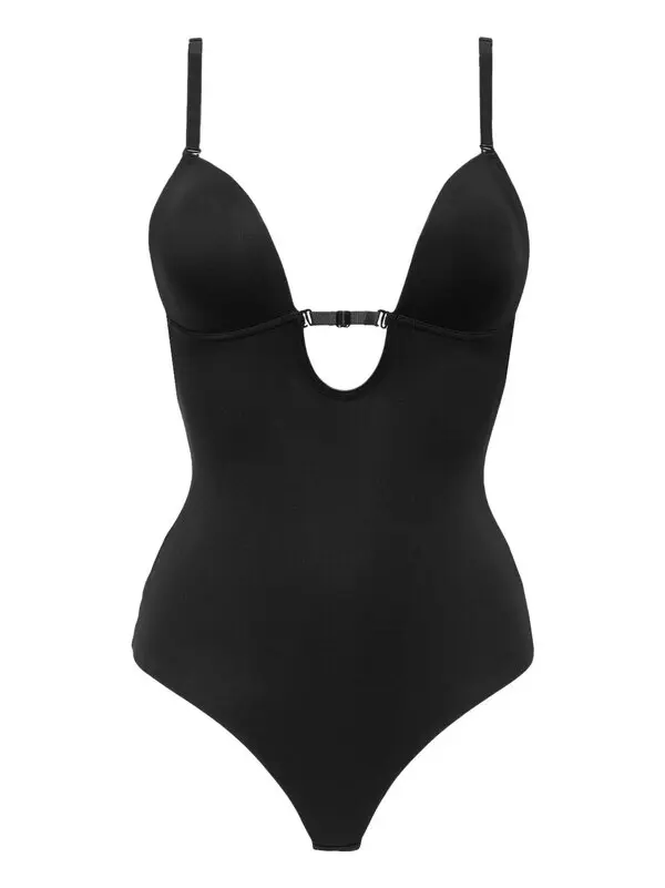 Frederick's Of Hollywood Shape Bodysuit - Black