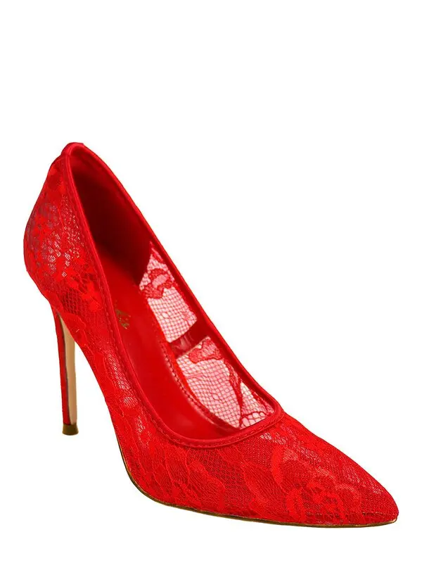 Frederick's Of Hollywood Danielle Pump - Red