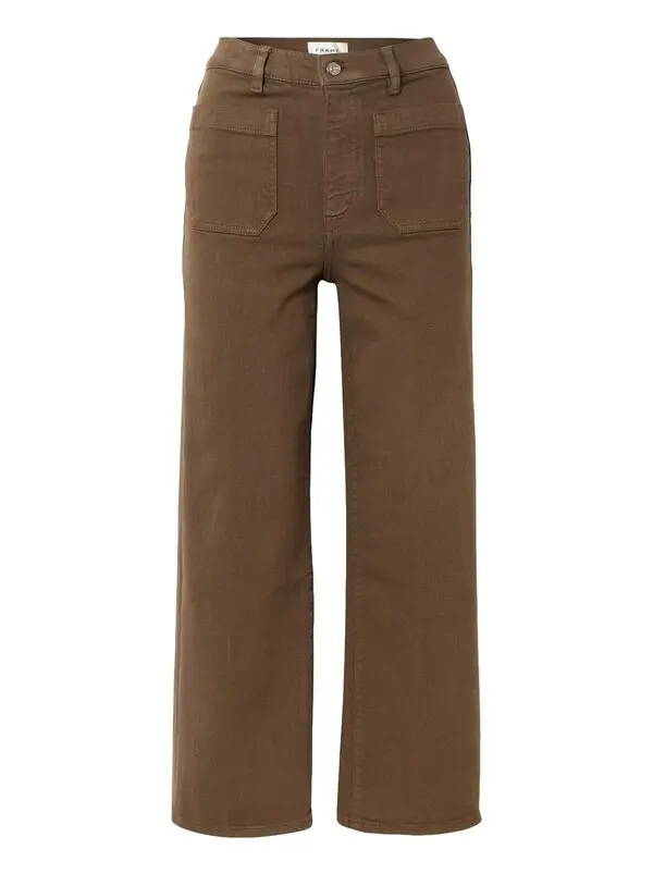 FRAME Anchor Straight-leg Pants - Brown