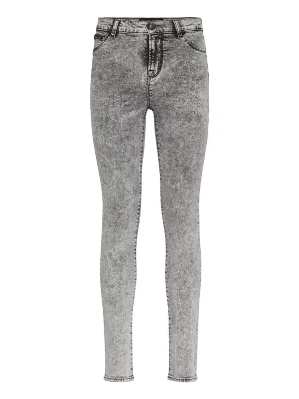 Philipp Plein Statement Denim Jegging - Grey
