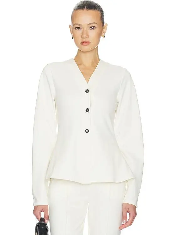 ALIGNE Azalea Jersey Cardigan - Ivory