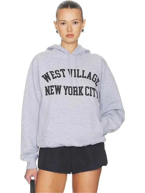 DEPARTURE West Village Nyc Hoodie - Grey