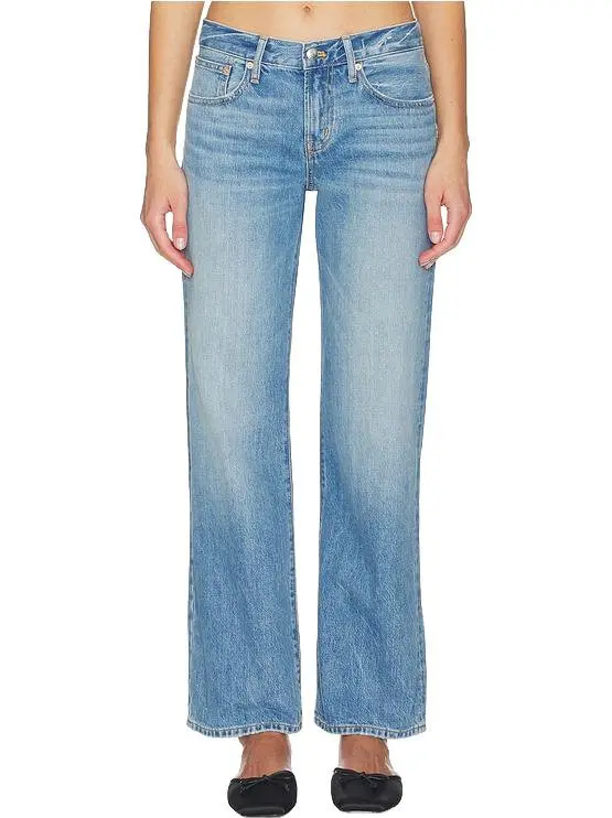 Madewell Low Rise Straight Leg Jeans - Midvale