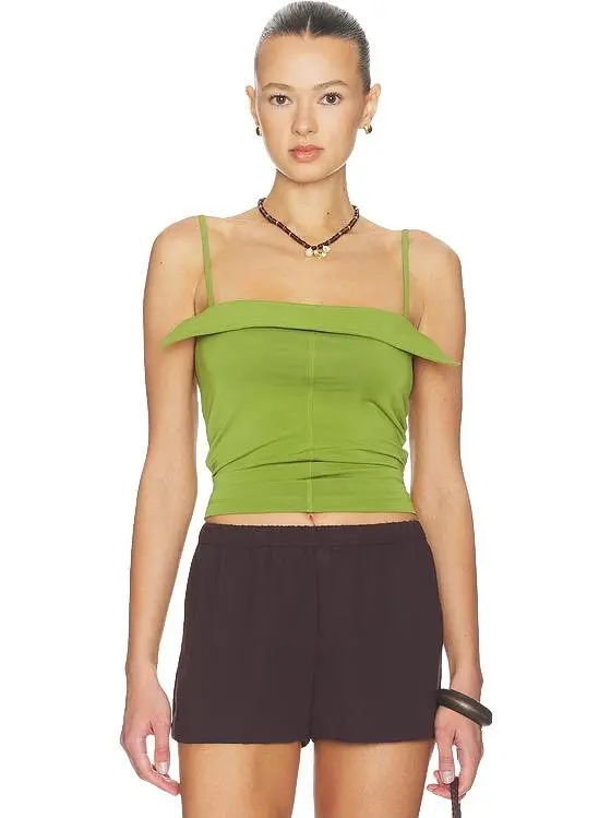 Nanushka Marinie Top - Green