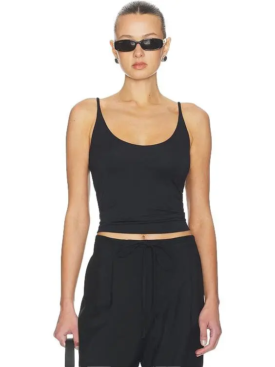SKIMS Smooth Layers Skimpy Strap Cami - Obsidian