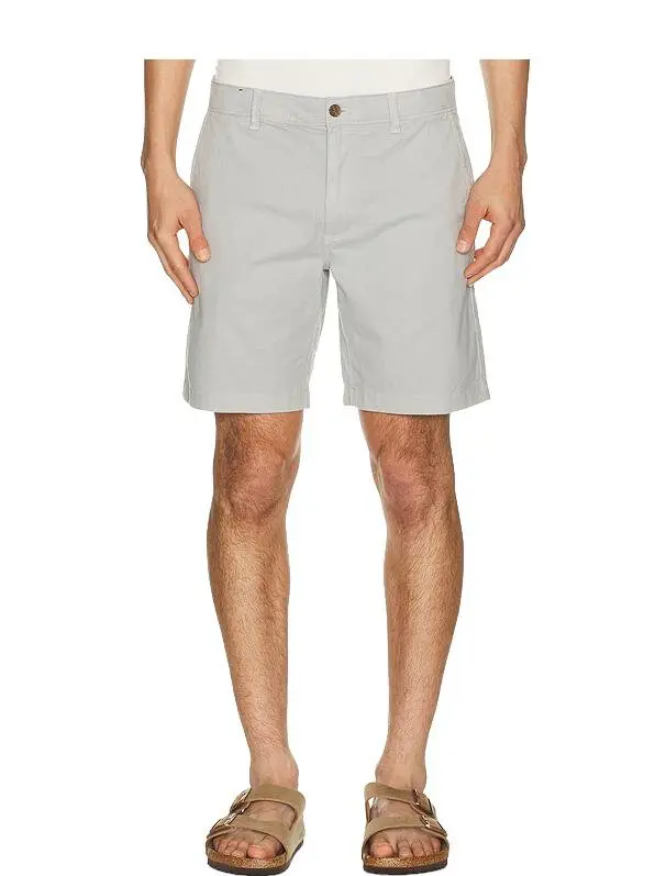 Faherty Brand Essential Chino Shorts - Rocky Grey