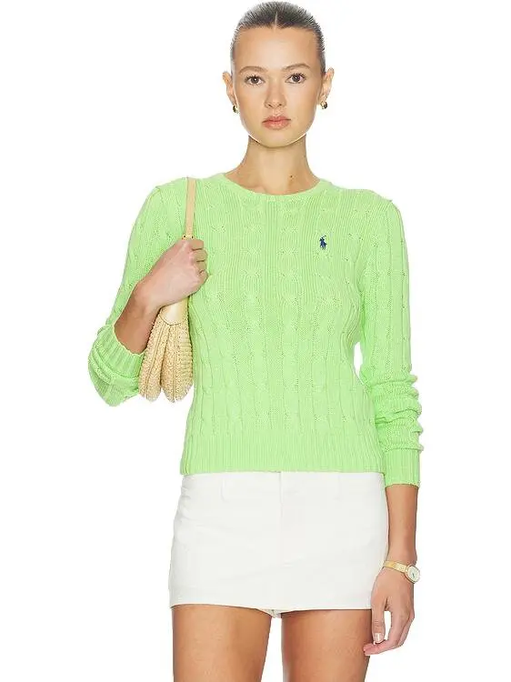 Polo Ralph Lauren Julianna Long Sleeve Pullover - Bright Leaf