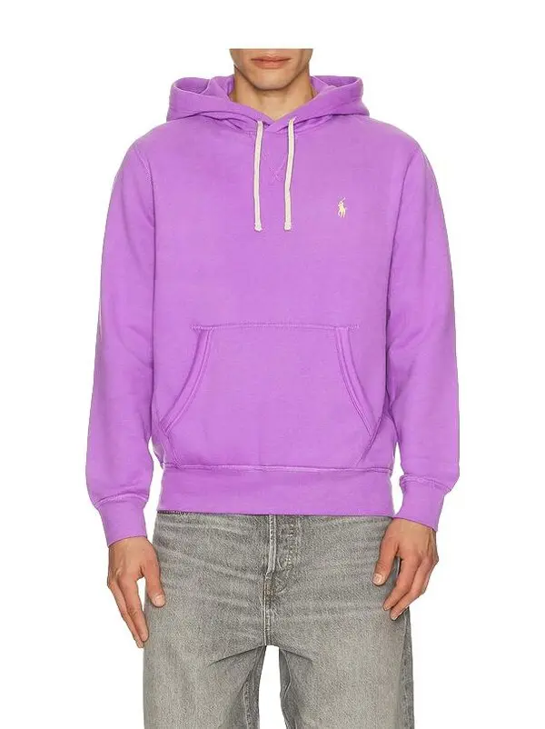 Polo Ralph Lauren Rl Fleece Pullover Hoodie - Spring Violet