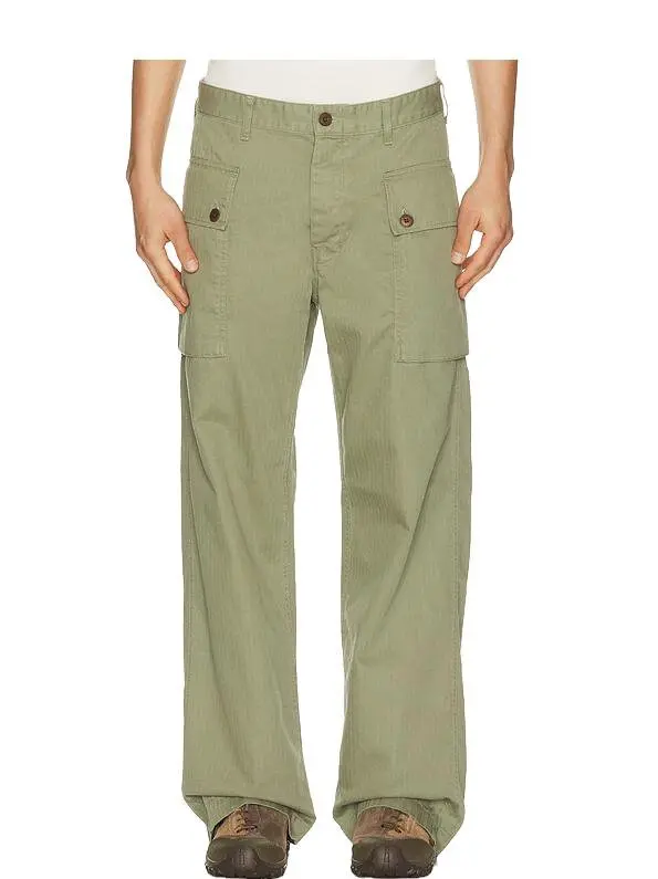 Nudie Jeans Loud Larry Pants - Pale Green