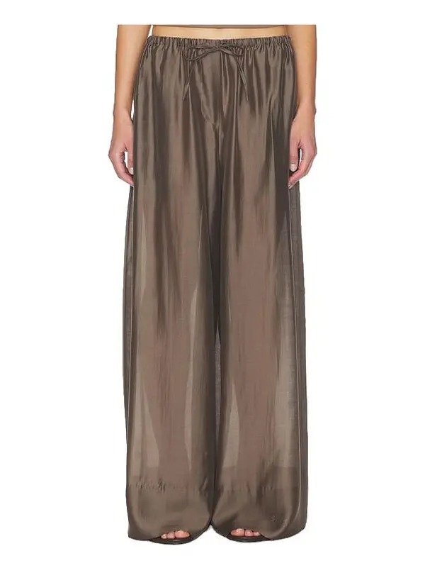 ENTIRE STUDIOS Vento Wide Leg Pant - Mocha