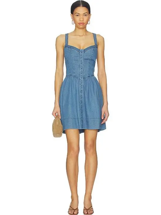 Heartloom Delaney Denim Dress - Azure