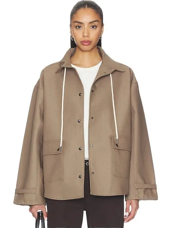 EAVES X Jasmine Tookes Cara Jacket - Walnut