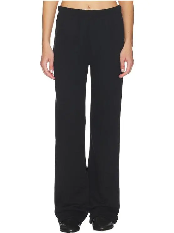 Eterne Straight Leg Sweatpant - Black